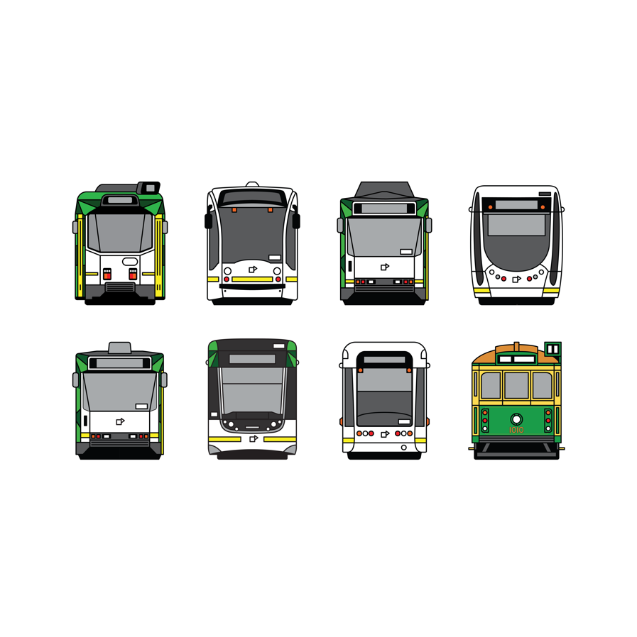 MEL Tram Fleet (adult unisex) – Peak Transit