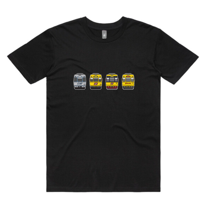 SEQ Train EMU Evolution (unisex tee) – Peak Transit